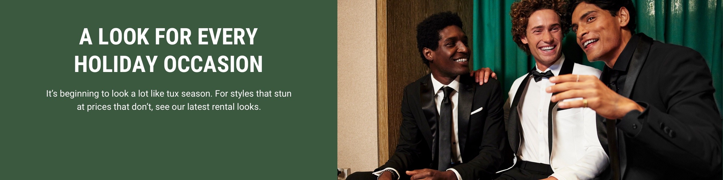 Tuxedo Rental, Men's Tuxedos for Rent